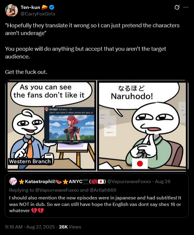 Its not me who's the problem, it's you.