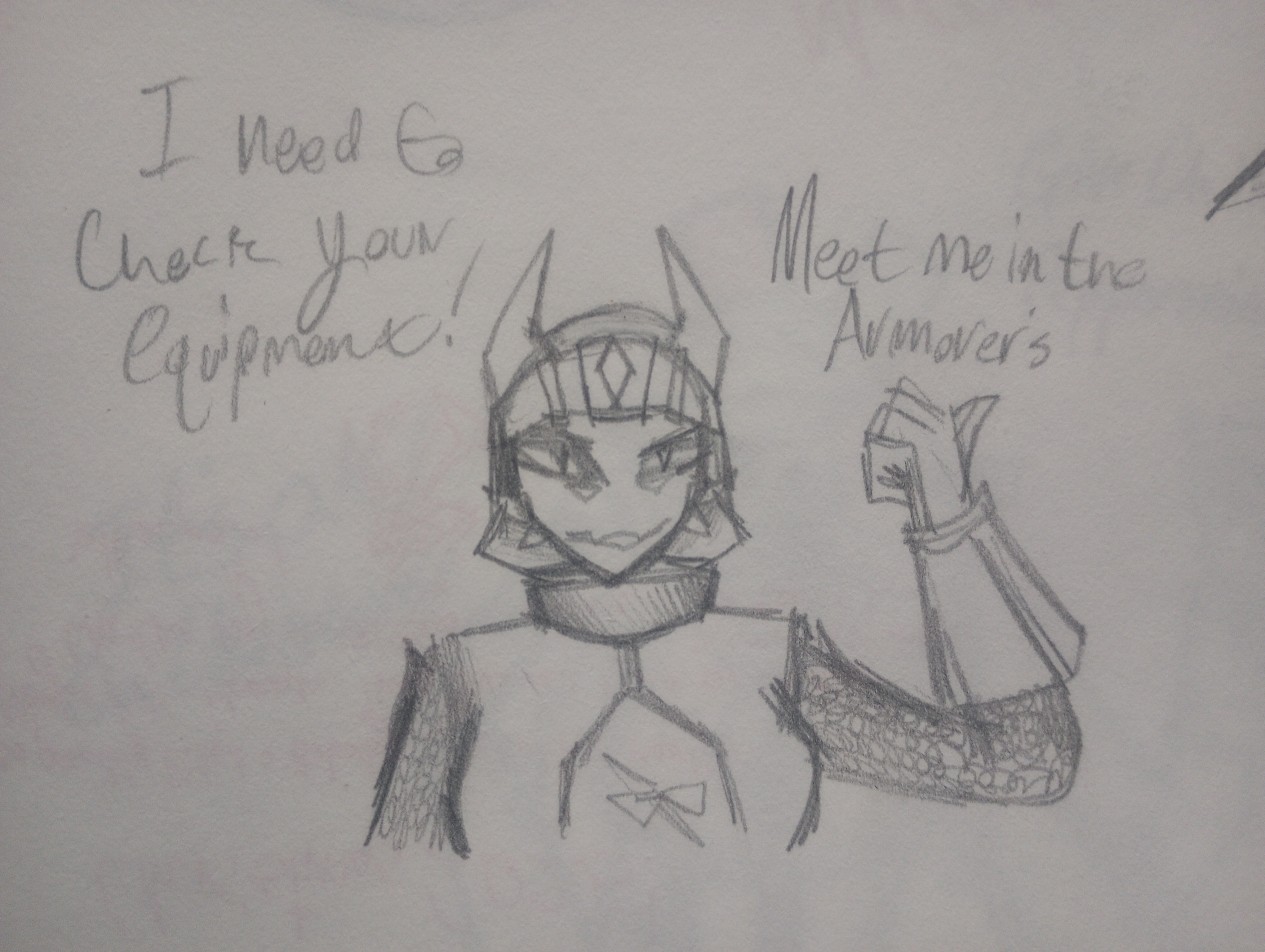 OC Art, Sketches playing Ready or Not at years end