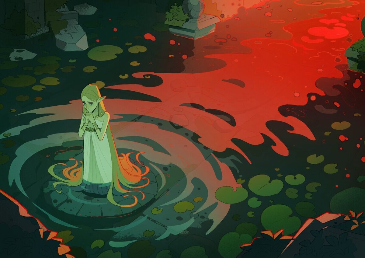 Daily Zelda - 2840: Red Sun Over Paradise