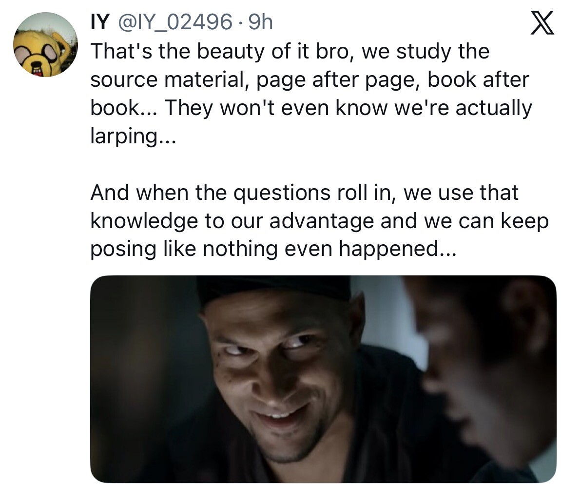 larp cringe within